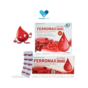 Bổ máu FERROMAX EXTRA - Hộp 100 viên - Châu Ngân Pharma - CHÂU NGÂN PHARMA