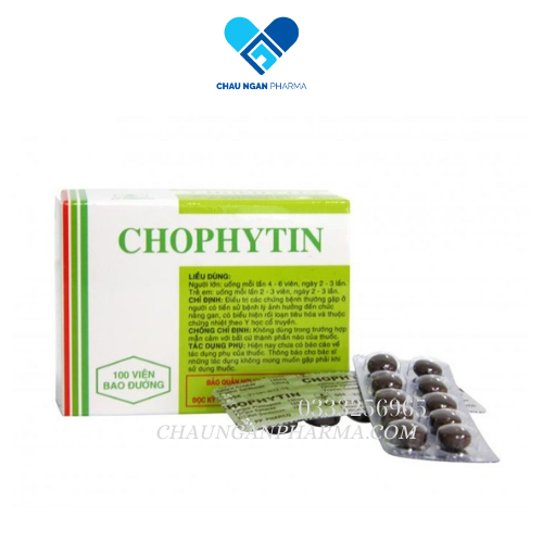 CHOPHYTIN PP.Pharco Lợi mật, lợi tiểu, thông lâm, thanh nhiệt Lọ 180 ...