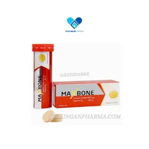 MAXBONE MDP-USA Bổ sung canxi và vitamin -Tuýp 10 viên nén sủi - Châu ...